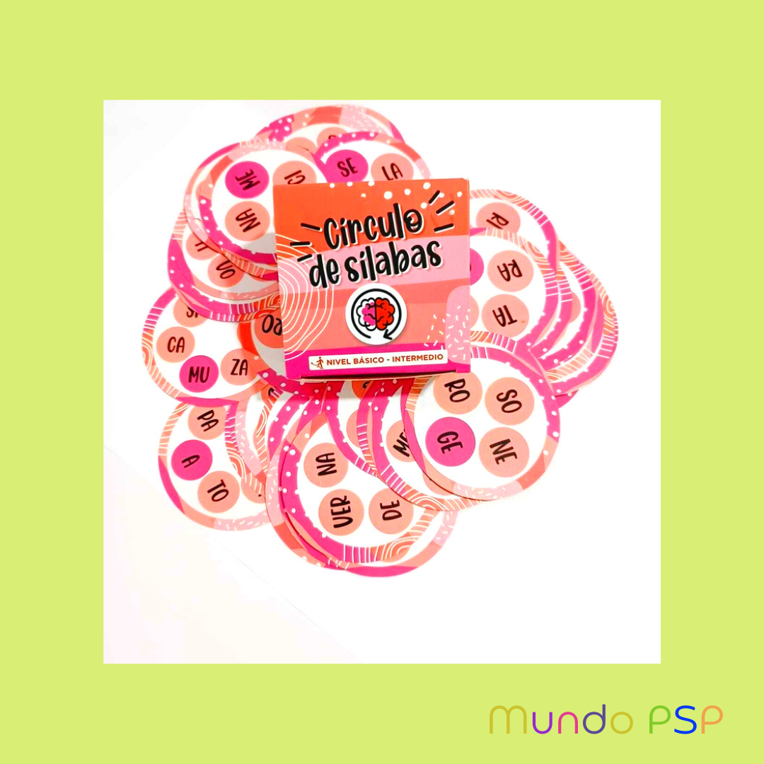 Círculo de Sílabas – Básico Intermedio – Mundo Pspicopé